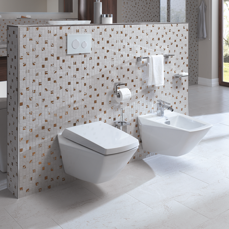 Унитаз подвесной TOTO JEWELHEX CW682E#XW, без крышки, белый глянцевый