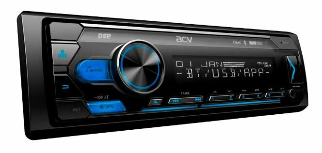 Автомагнитола ACV ADх-905BM 1DIN 4х50 Вт, v5,0 DSP 3 ПДУ (40305)