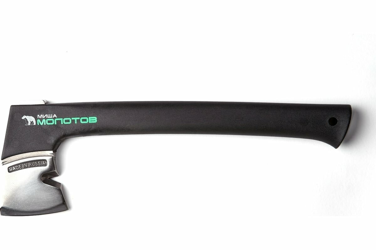 Миша Молотов Топор кованый универсальный М80025 - прочный инструмент для распил древесины