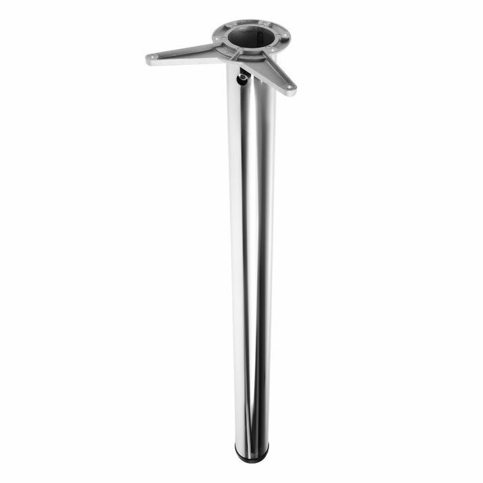 Опора с боковым креплением, 60×820 мм цвет хром