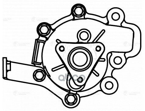 Насос водяной для а/м Mazda CX-5 (17-)/CX-9 (16-) 2.5T (LWP 2502) LUZAR арт. LWP 2502