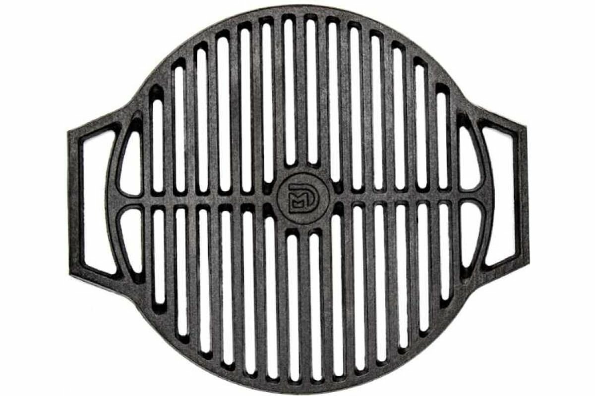 Чугунная решетка гриль Davr Metall круглая диаметр 425мм решетка(круг)425
