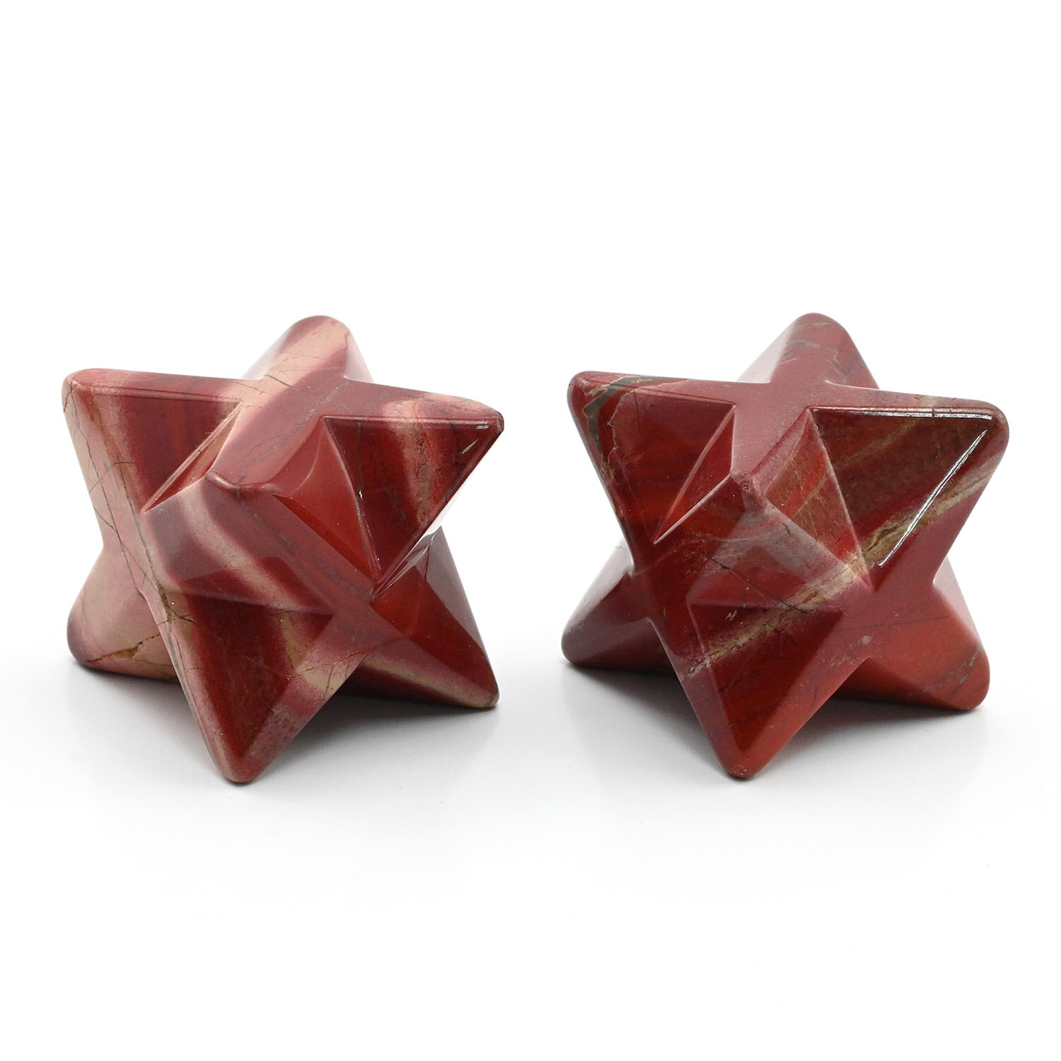 Меркаба из яшмы красной 37*26*44мм .