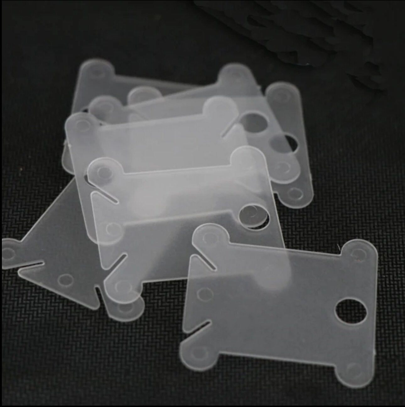 Пластиковая бобина для ниток, 1 упаковка, 50 штук, прозрачные