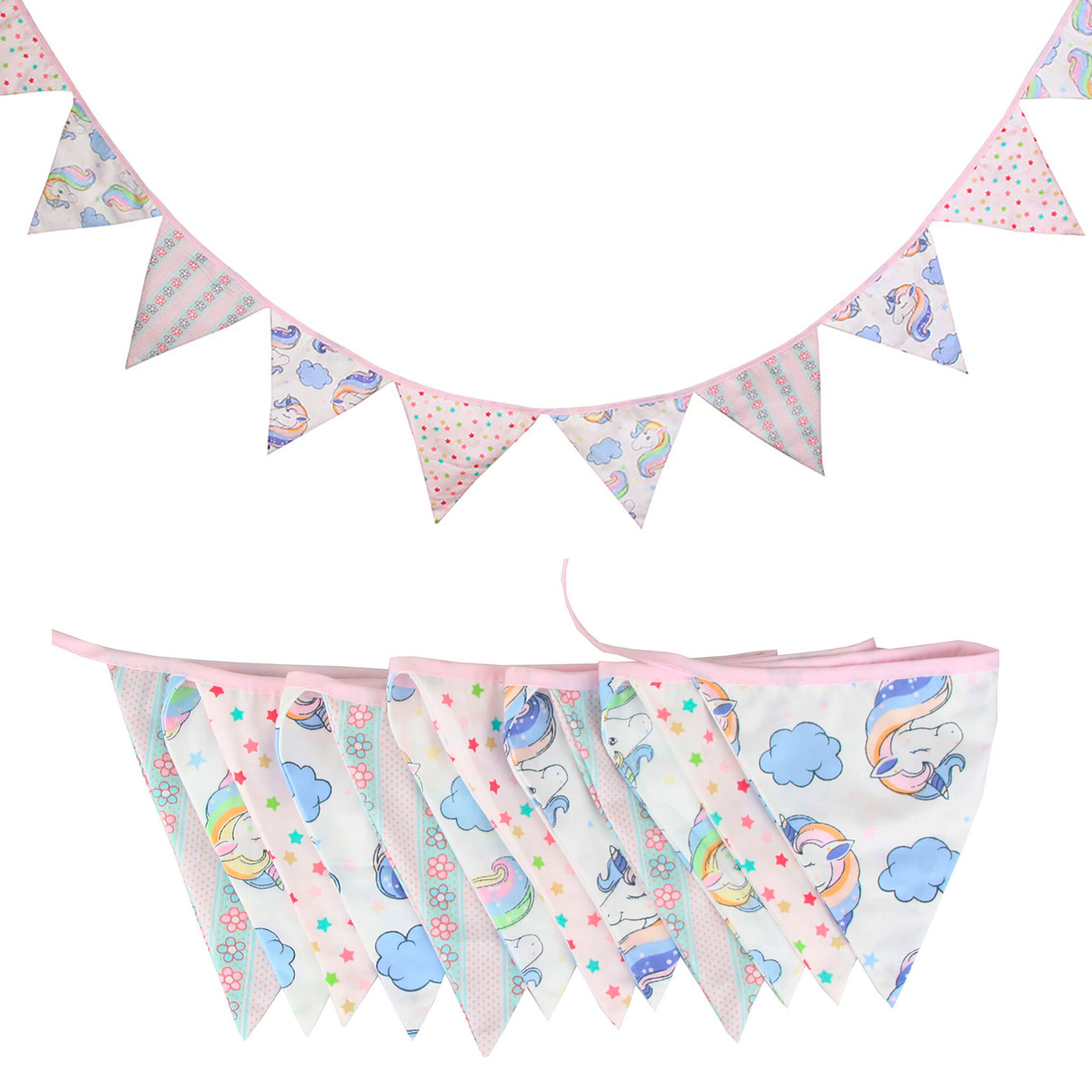 Флаг Fluorescent Fiber "Единорог" SJQ075, хлопок, двусторонний, 3,2м