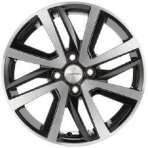 Литой колесный диск Khomen Wheels KHW1609 6x16/4x100 D60.1 ET50 Black FP