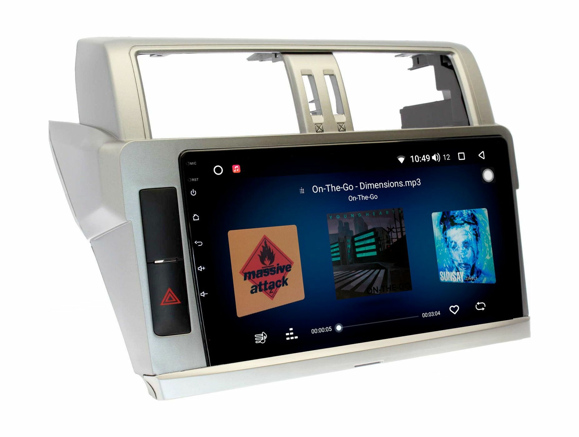 Магнитола Toyota Land Cruiser Prado 150 2013 - 2017 (для авто c усилителем) на Андроиде 4+64Gb