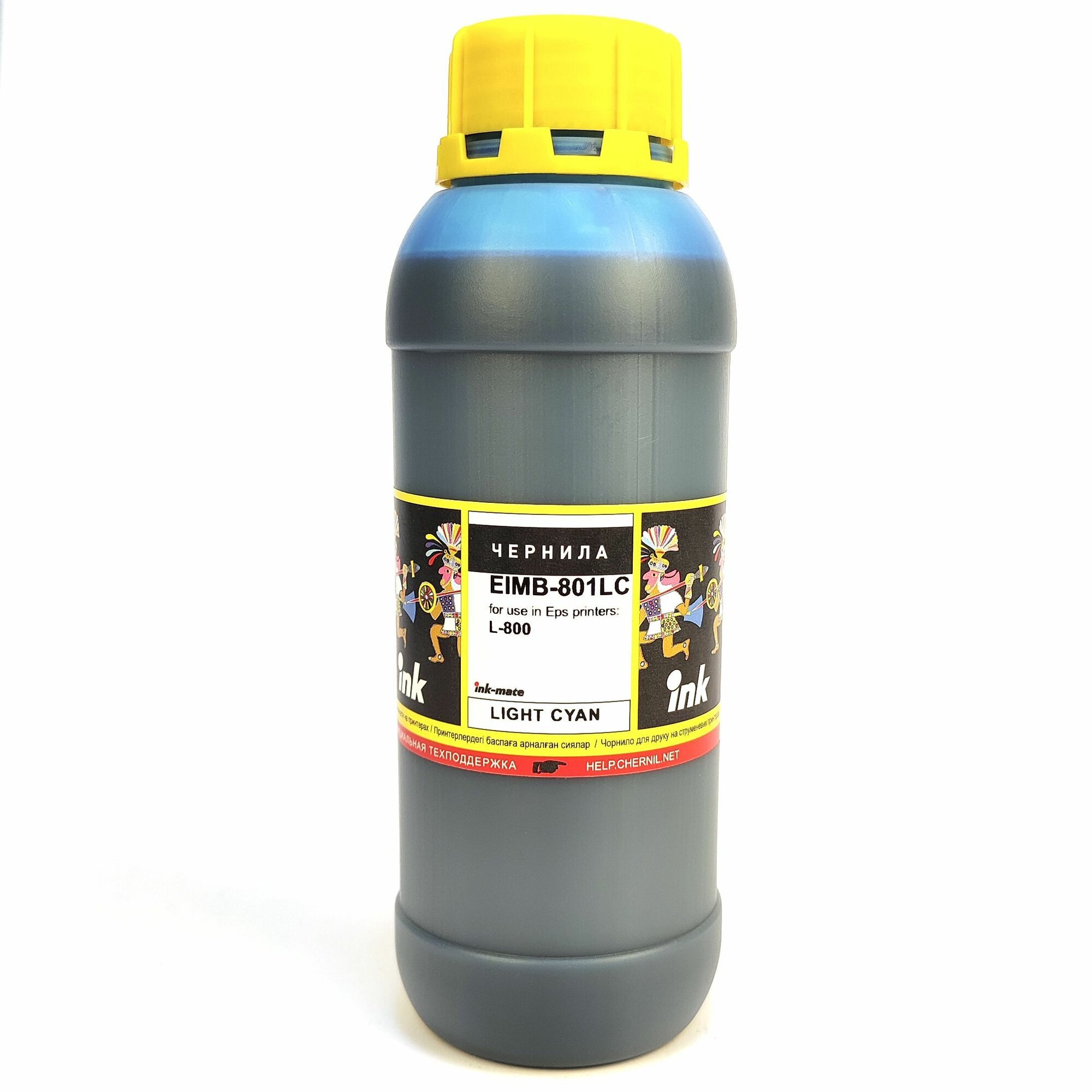 Чернила для Epson L800, L805, L1800, L850, L810, Фабрика Печати T6735 Ink-Mate EIM-801LC, Light Cyan 500 мл
