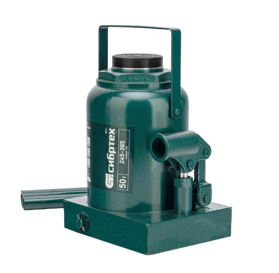 Домкрат гидравлический бутылочный, 50 т, 245-385 мм// Сибртех