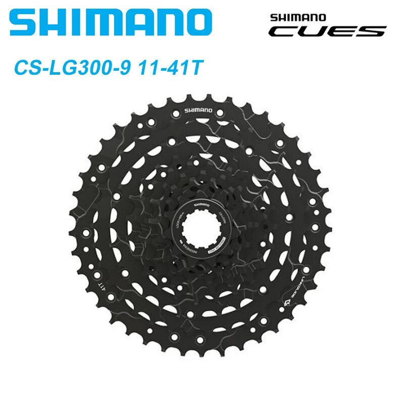 Кассета Shimano LINKGLIDE CS-LG300-9 9 скоростей 11-36T 11-41T