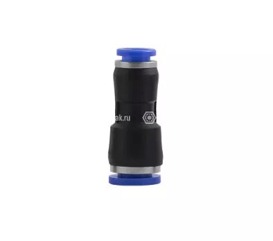 Фитинг переходной d 6-8мм пластиковый БелАК (PG6-8), 2 шт