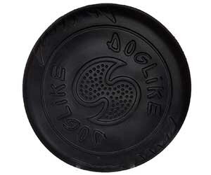 Игрушка для собак малых и средних пород Doglike тарелка 22*2,3см малая черная dt-4588