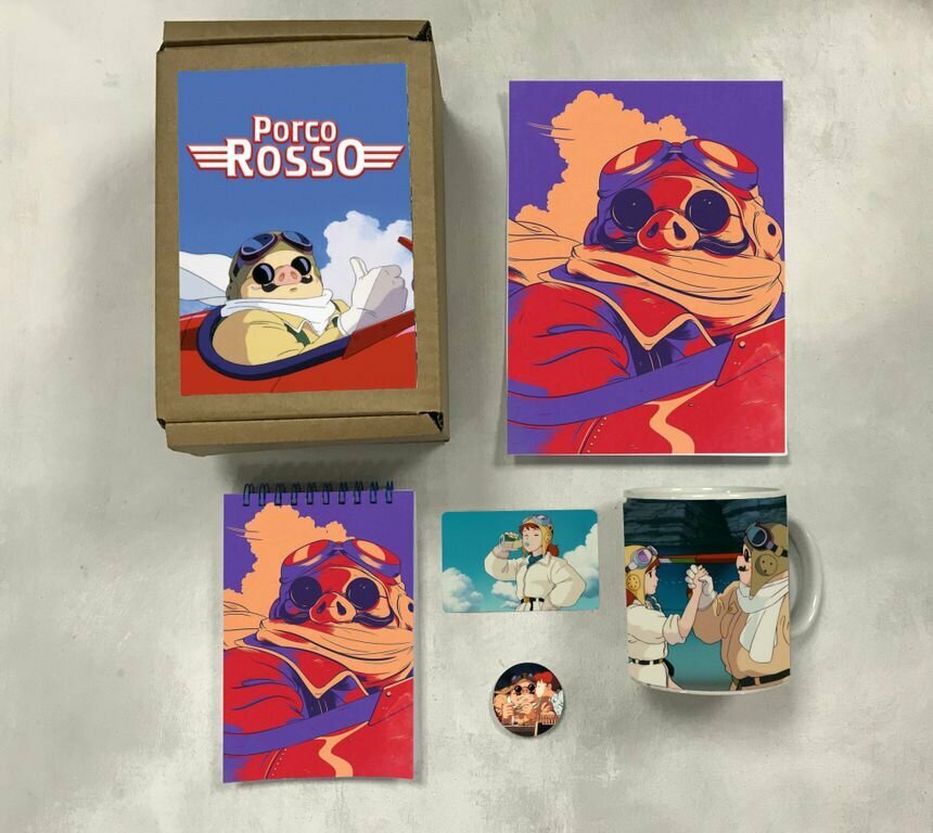 Бокс Порко Россо, Porco Rosso №9, Товары с вашими картинками