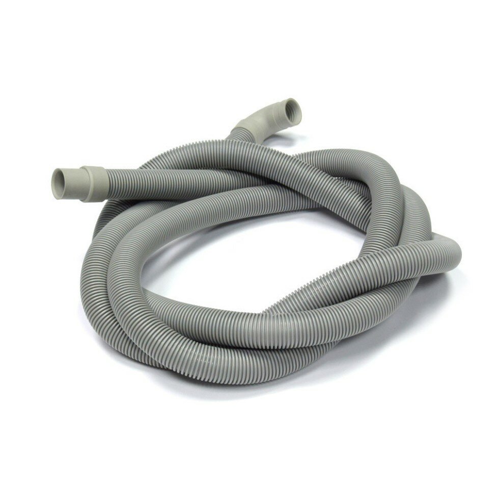 Шланг для стиральной машины Gorenje, Asko, Mora L-2400 мм, D-20/24 мм, Г-образный, сливной 599218