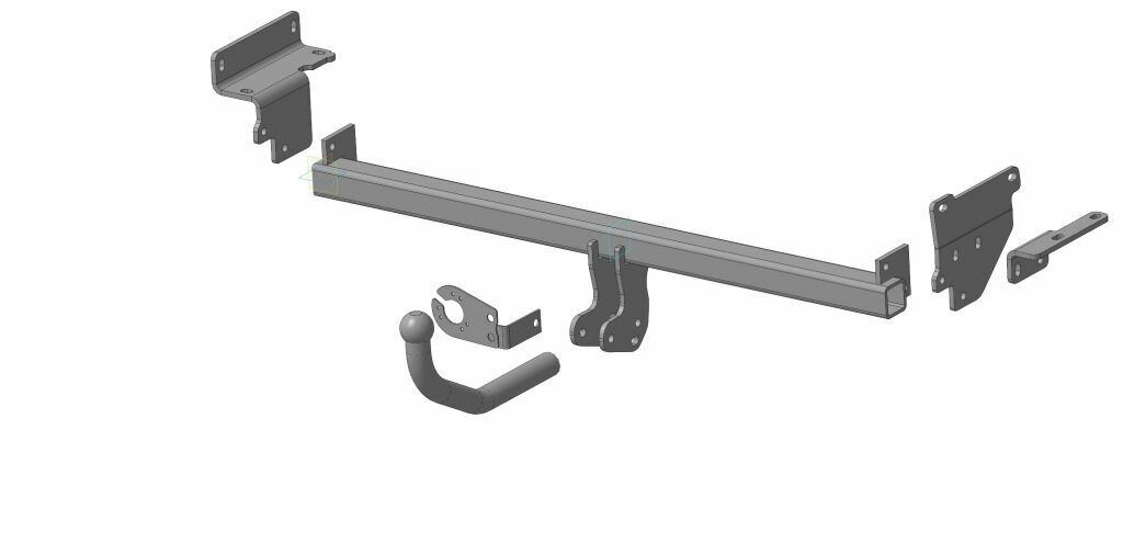 Фаркоп для NISSAN Qashqai 2007-2014 (кроме Qashqai +2) 2014- (без электрики) (паспорт и сертификат) Трейлер.7722