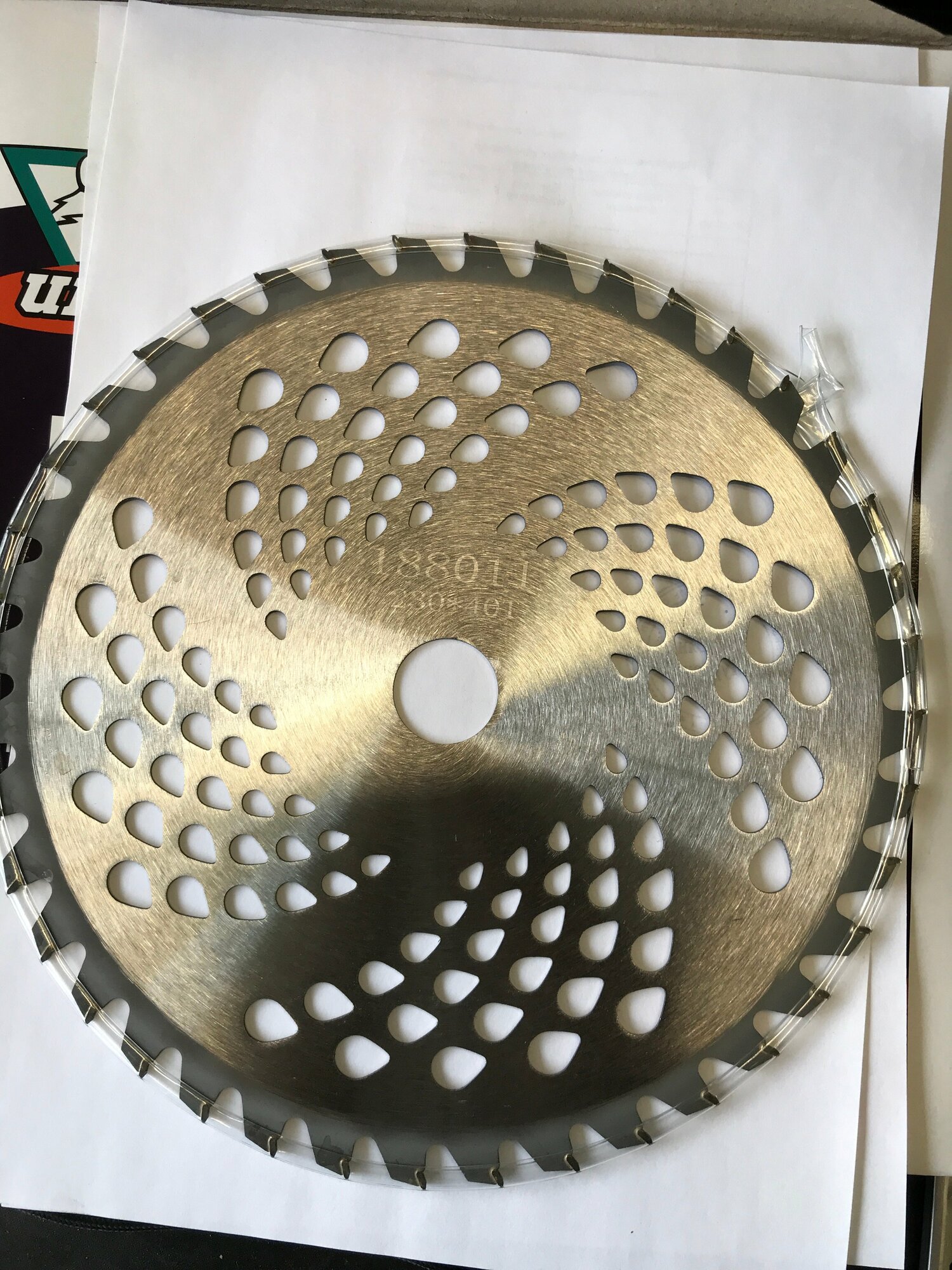 Диск-нож победитовый С зубцами из твердогосплава 230ММХ40ЗУБЕВХПОСАДКА 25,4ММ