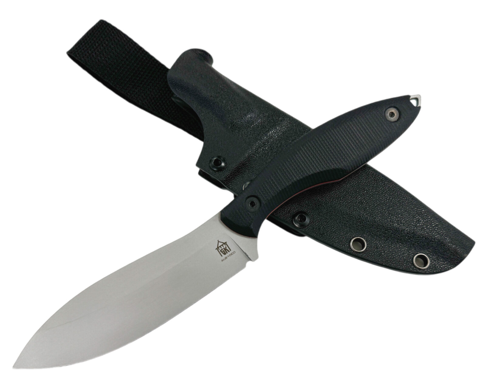 Нож Канадец, сталь AUS-10Co, рукоять G10 черный, Град Горький