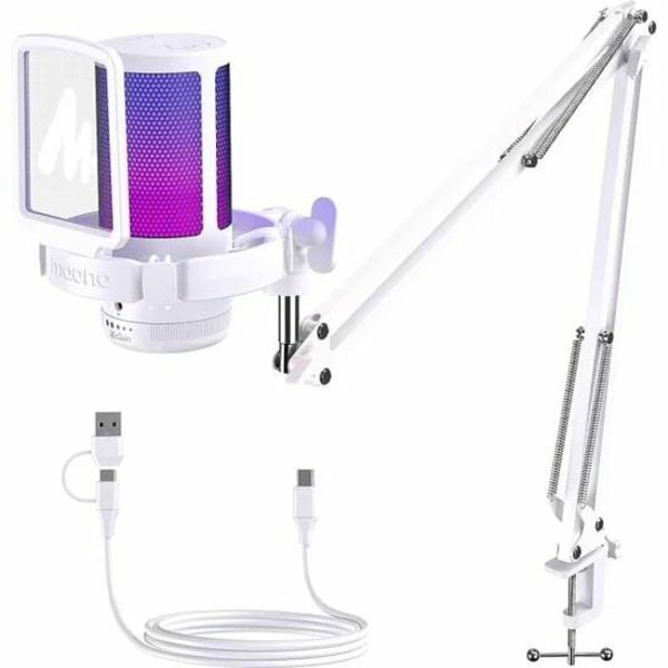 Maono DGM20S, белый, проводной микрофон