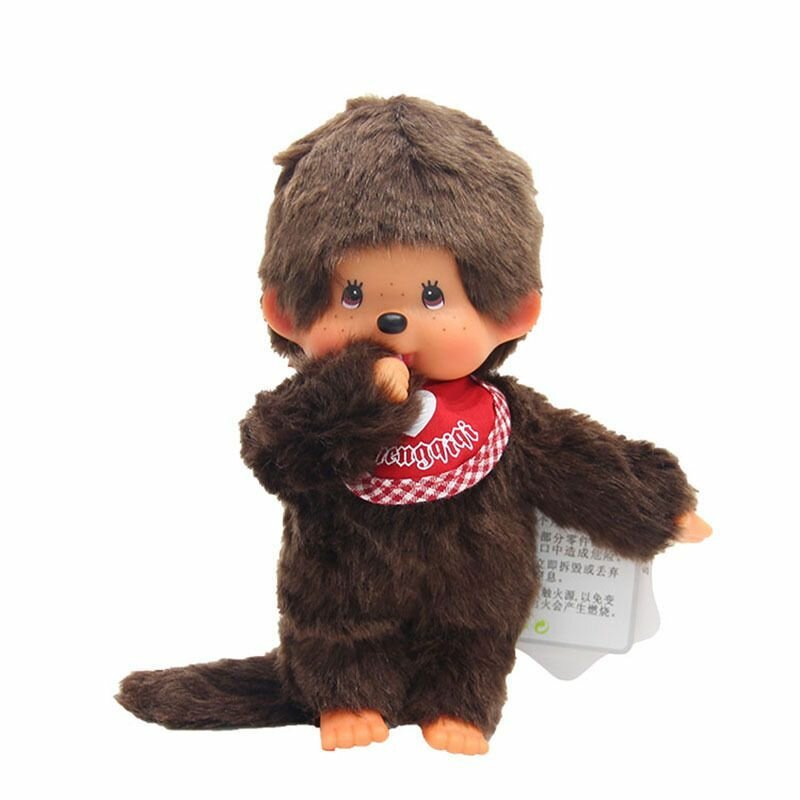 Мягкая игрушка Monchhichi для мальчиков 20см - подарок для девочек, декор для рабочего стола.