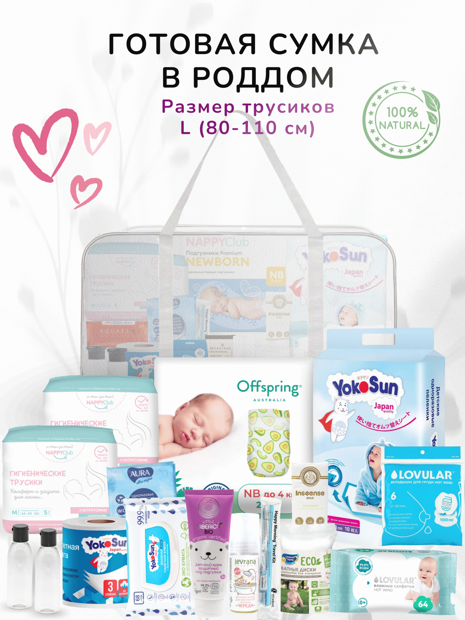 Сумка в роддом готовая