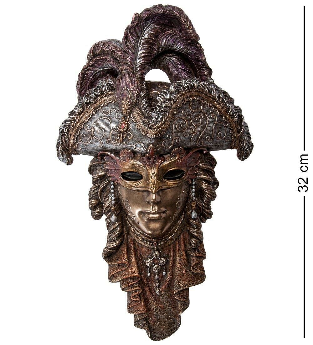 Венецианская маска Треуголка A1967702 Veronese, Полистоун, настенная