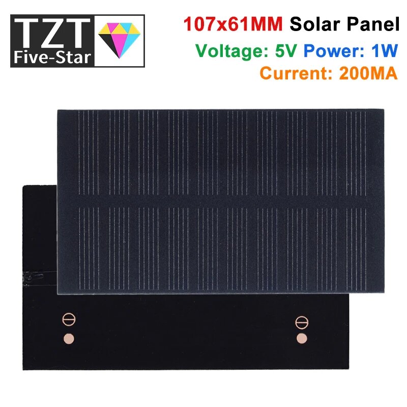 Солнечная панель GREATZT 1W 5V 1PCS