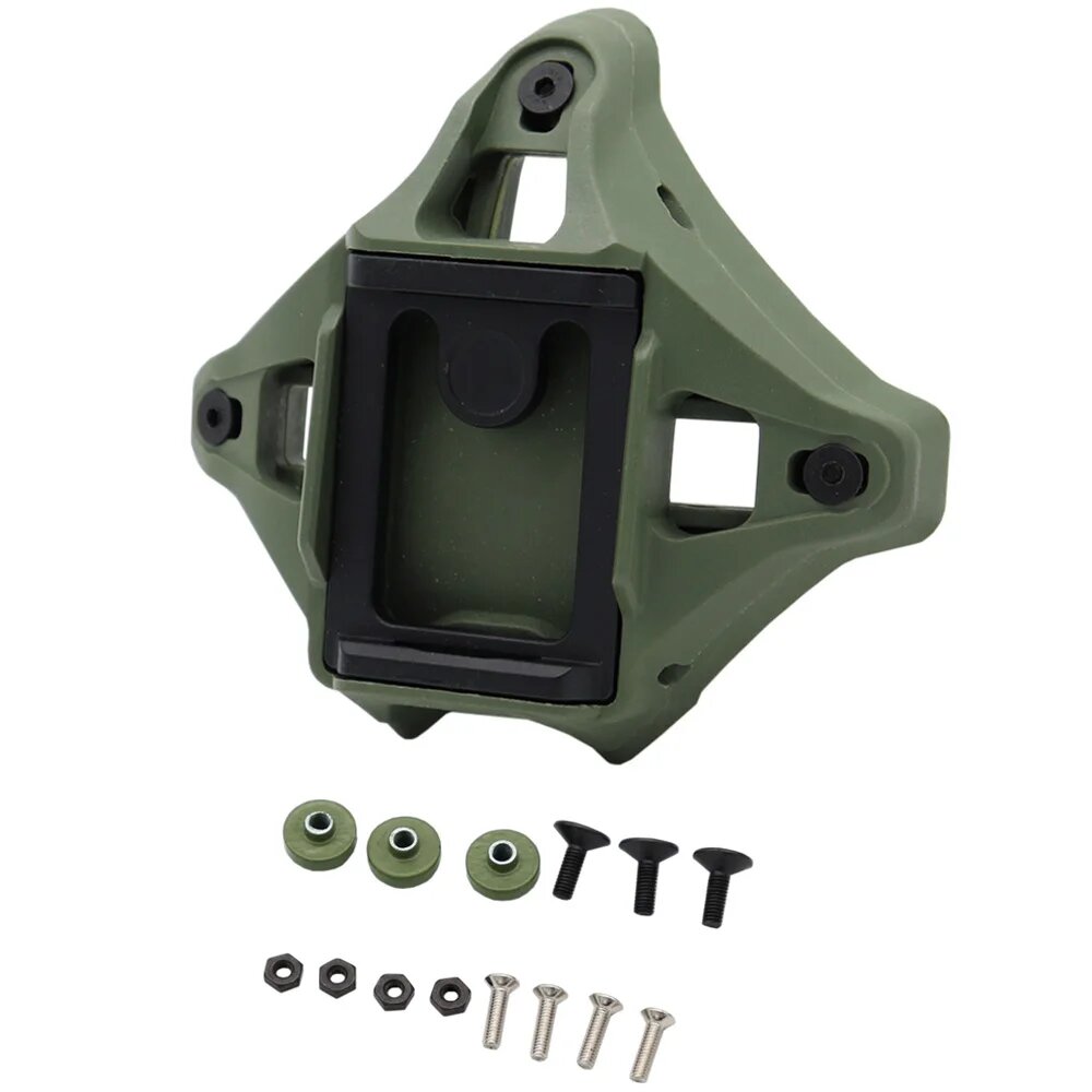 VULPO Тактический шлемный кожух Vas трехстворчатый зеленый Зеленый, Green