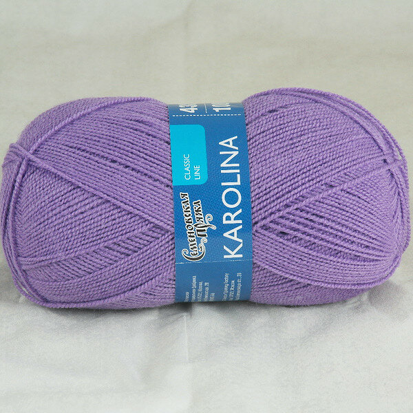 Пряжа Семеновская каролина 13427 орхидея (5 мотков)