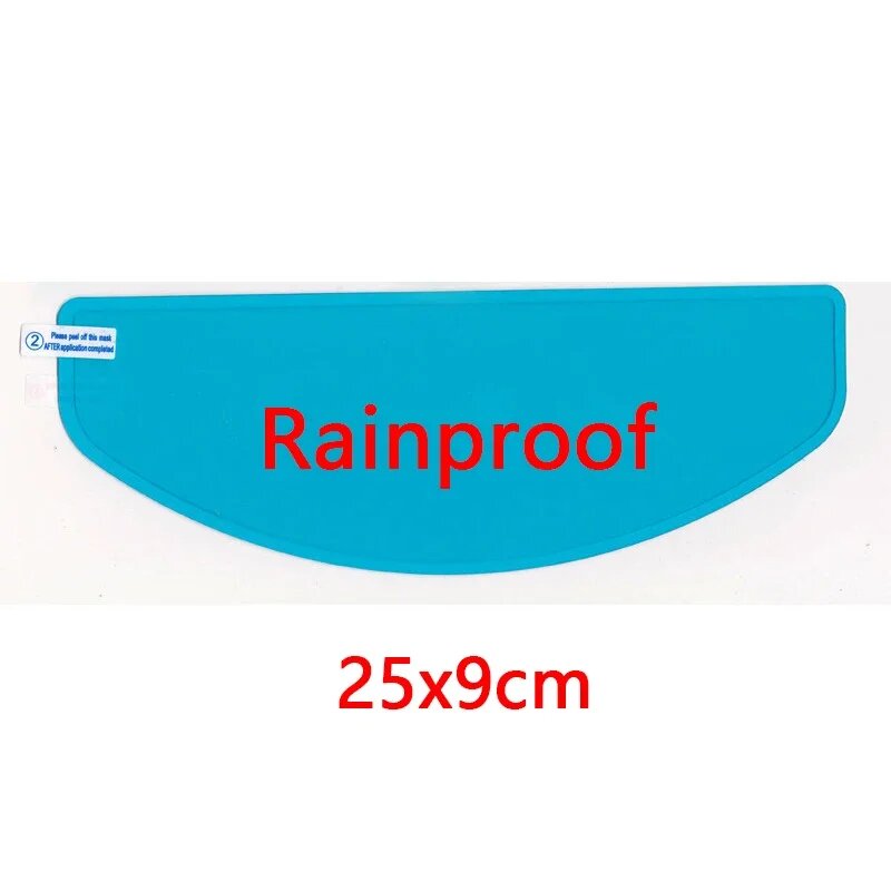 Защитная пленка от дождя и запотевания для мотоциклетного шлема rainproof film 01