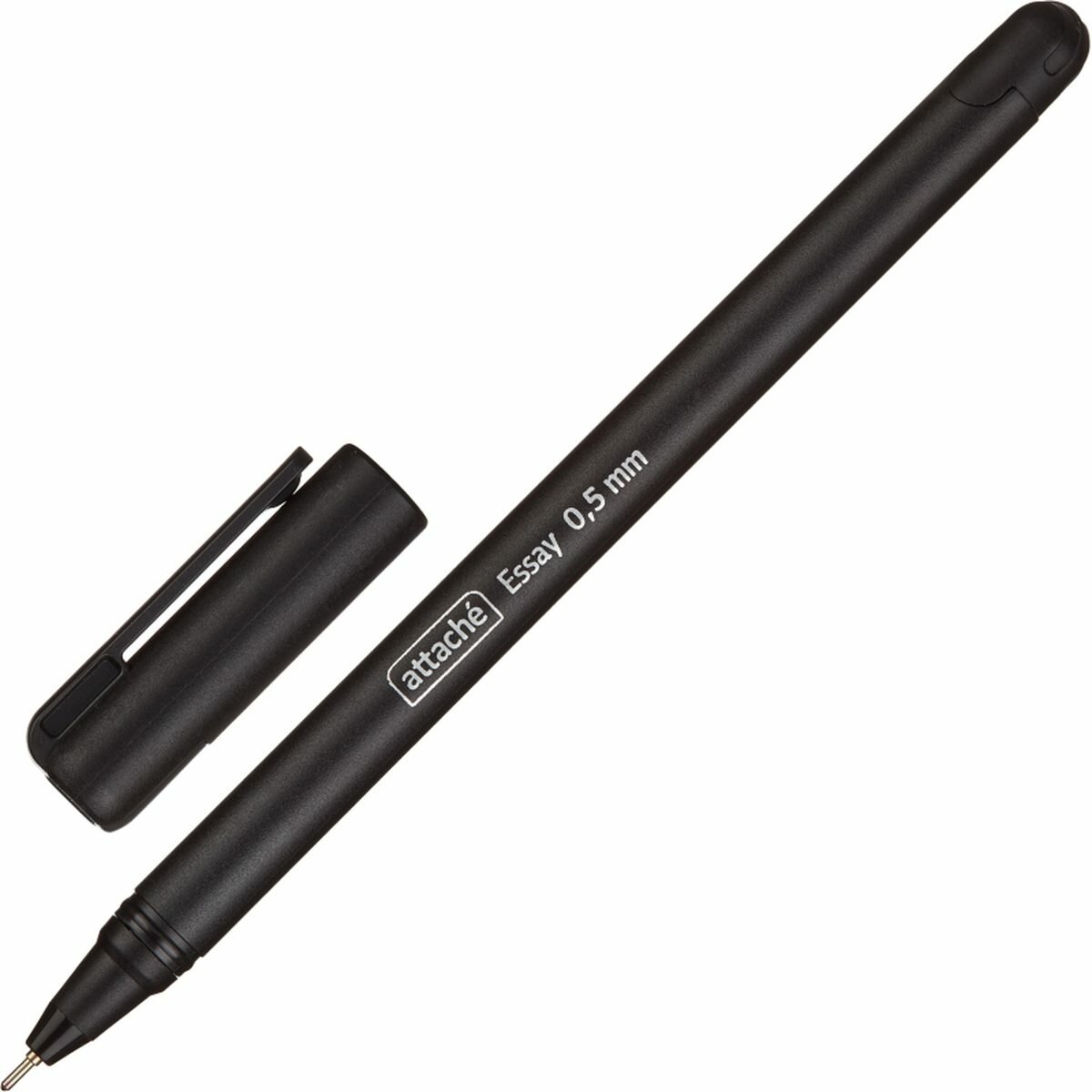 Ручка шариковая Attache Essay (0.5мм, черная), 500шт.