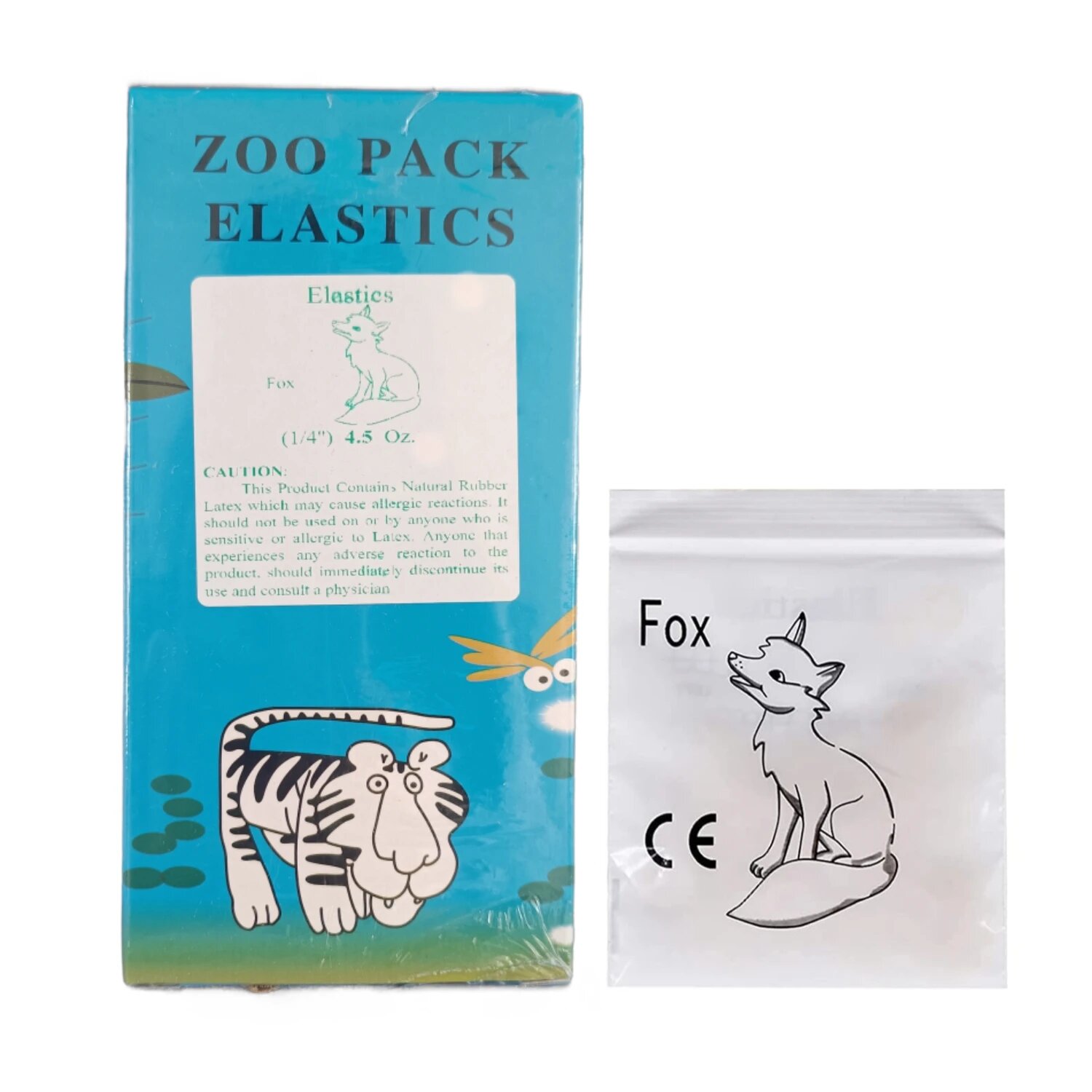 Olevo Ортодонтические эластичные резинки для брекетов 2,5/3,5/4,5/5,0/6,5 унции 4.5 OZ Fox