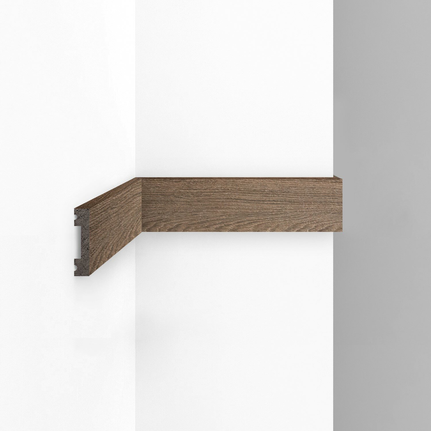 Рейки декоративные на стену дюрополимер DECOMASTER (декомастер), 41х10х2900 мм, D162-88 ДМ дуб натуральный