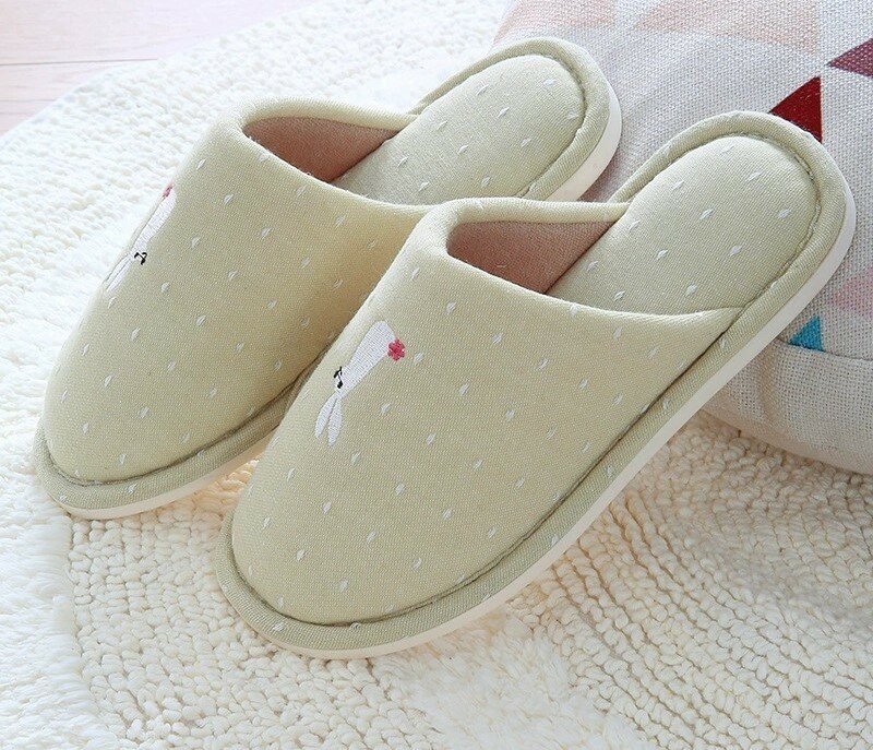 Тапочки Тапочки для всей семьи домашние. Тапки женские мужские хлопковые на нескользящей подошве ЭВА размер 37