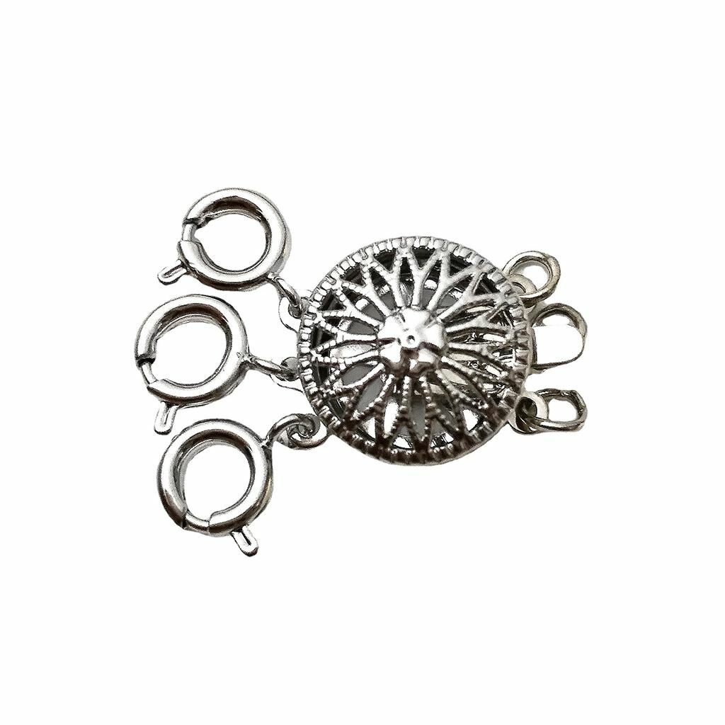 Многослойная застежка для ожерелья