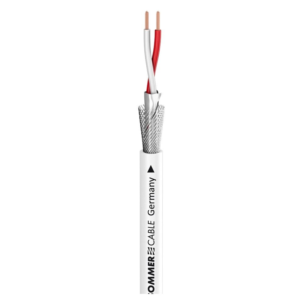 Микрофонный кабель Sommer Cable 200-0350 SC-Goblin White 100.0m, катушка