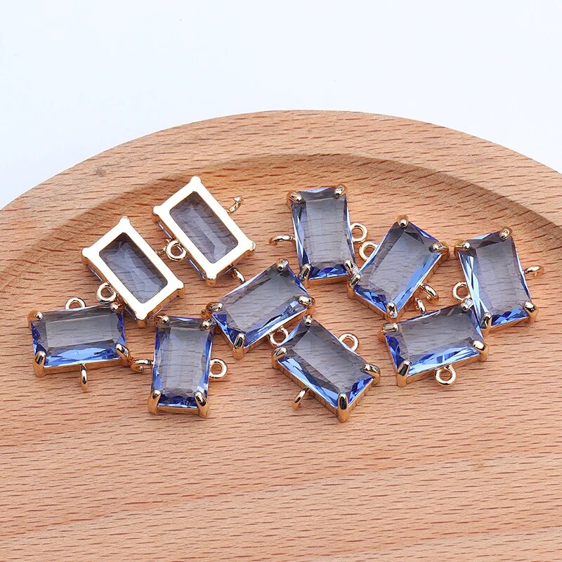 Assoonas M629 стеклянные подвески для сережек 10 шт M62905