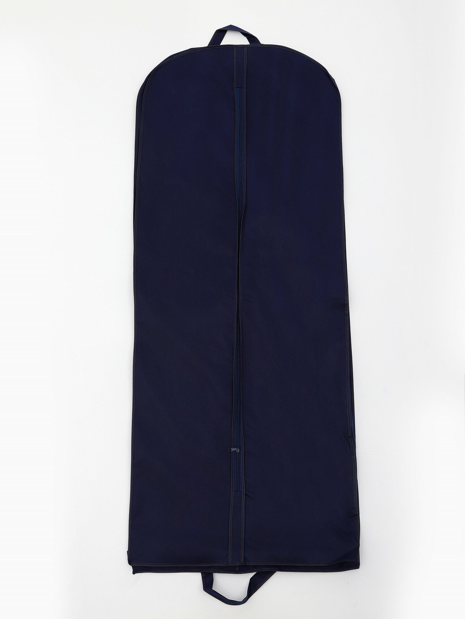 Чехол для одежды 150*60*10 см на молнии спанбонд синий набор 3 штуки