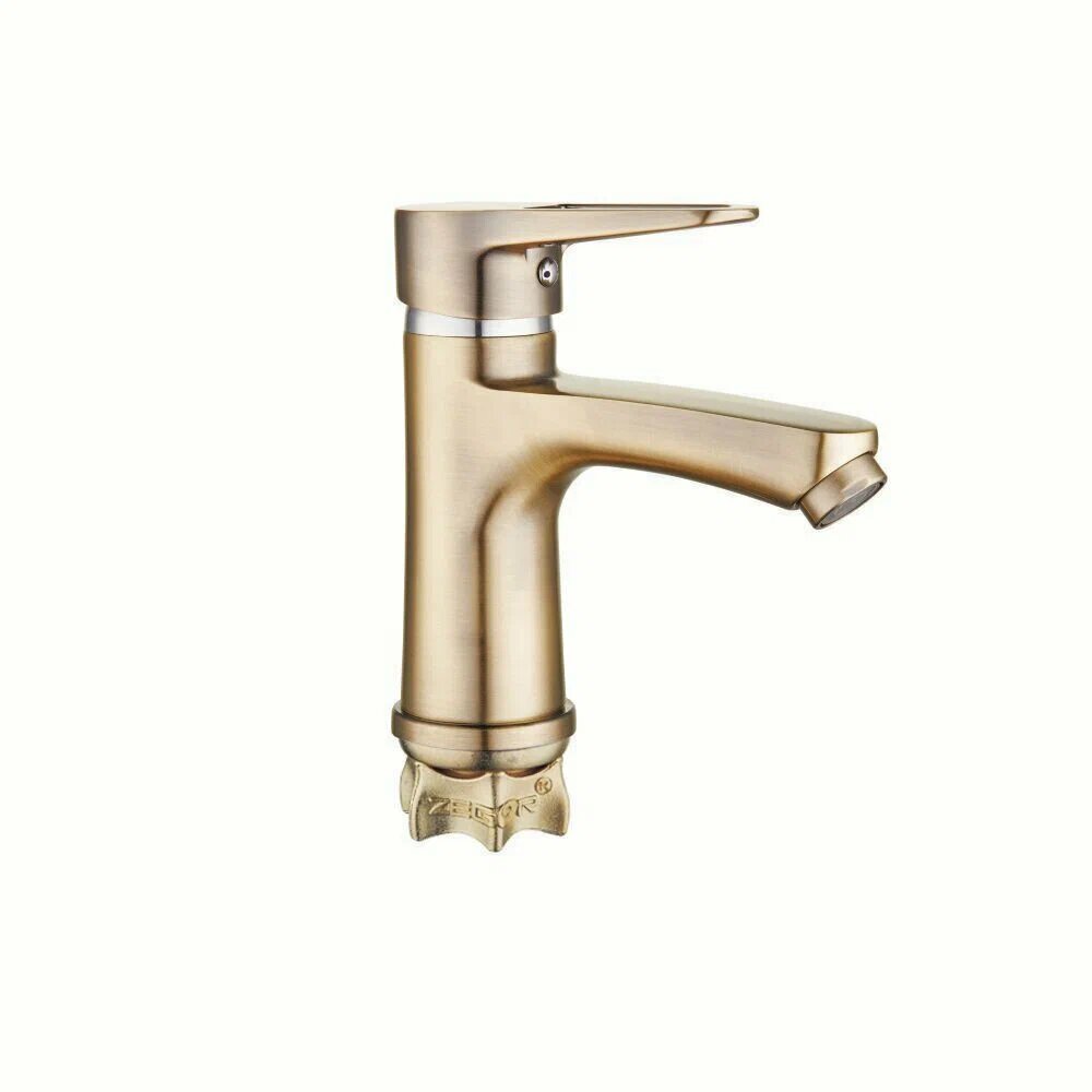 Смеситель для раковины и мойки Zegor, цвет бронза, покрытие хром PUD1-A045KT