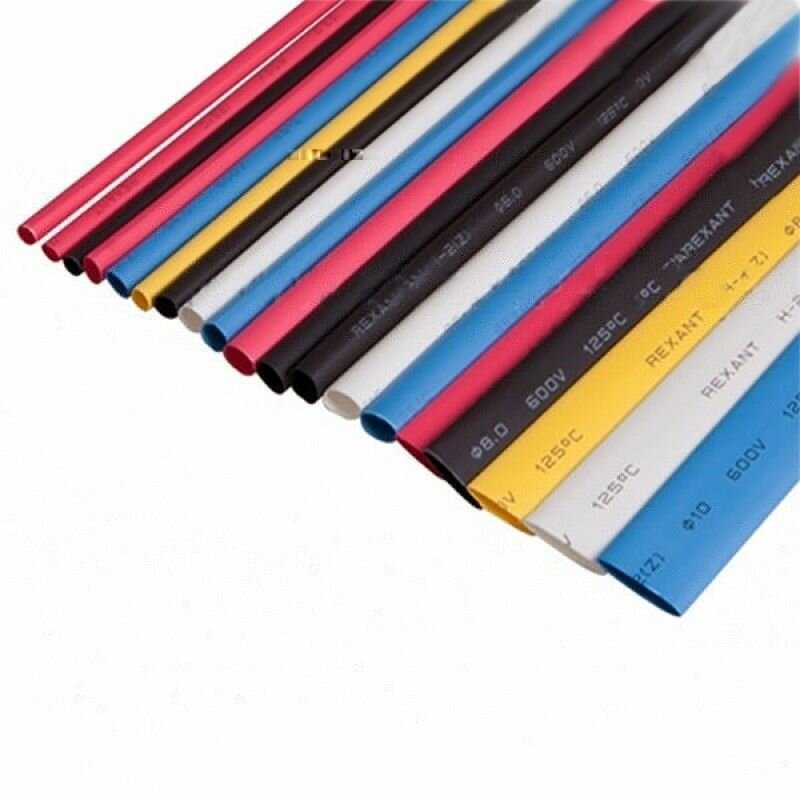 Трубка термоусадочная (до усадки 2,0мм, после-1,0 мм, черная) длина 1мДиаЛуч