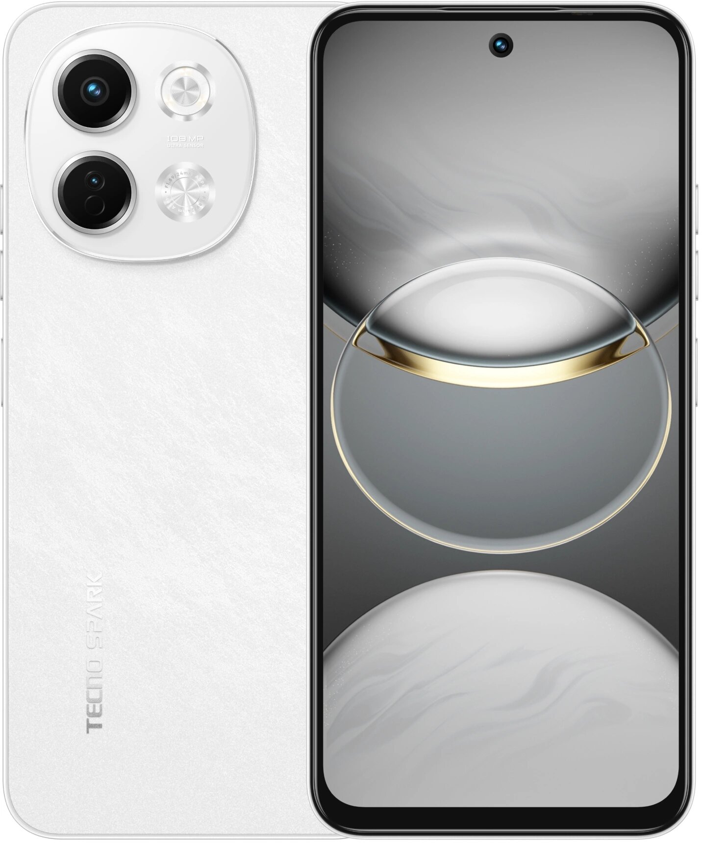 KL8 128+6 AURORA CLOUD / Смартфон TECNO Spark 30 5G 6/128Gb, белый