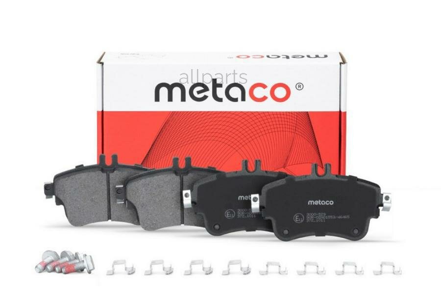 METACO 3000-529 Колодки тормозные передние к-кт