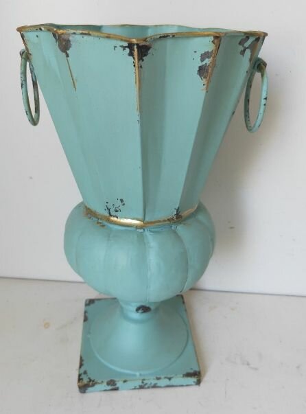 Вазы в кантри стиле для цветов Потертый Шик высота 36 см