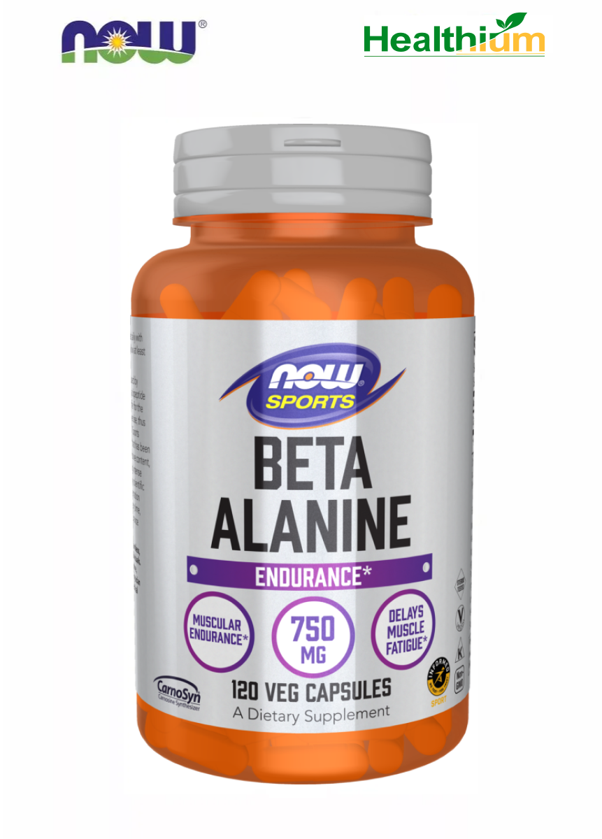 NOW Beta Alanine 750мг 120 капсул Нау бета аланин