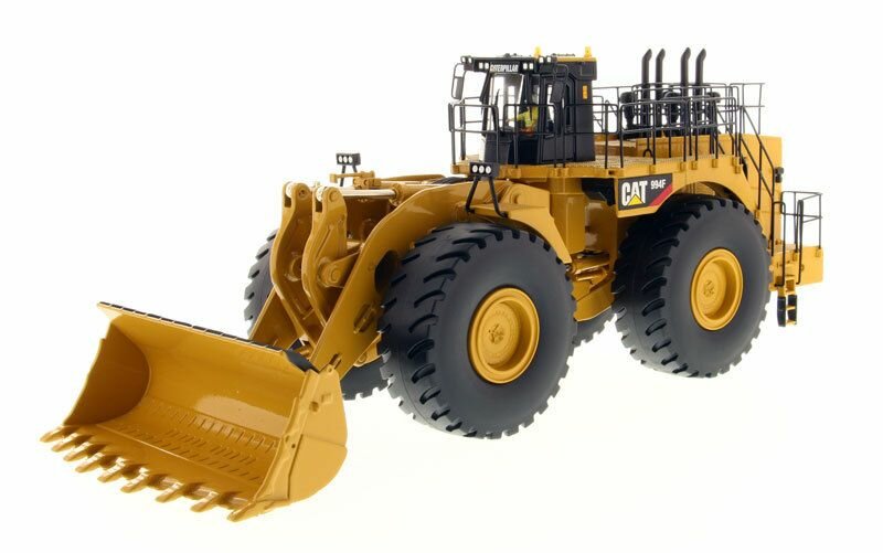 Металлическая модель колесного погрузчика Caterpillar CAT 994F 1:50 с грейдером (85161C) Радиоуправляемая игрушка для детей, популярный инженерный конструктор, топ продаж 2025