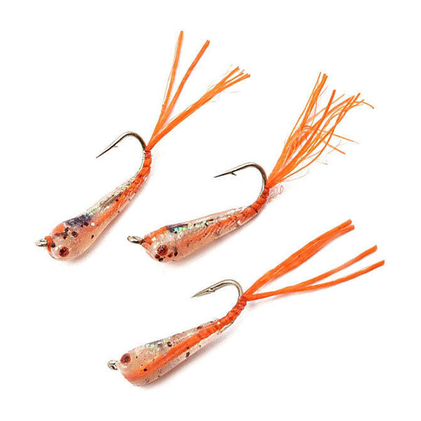 Мормышка вольфрамовая Yaman "Малек пыздрик с ушком Kumho №4" (Оранжевый), 0.3 г, L=18 мм Я-МР1901