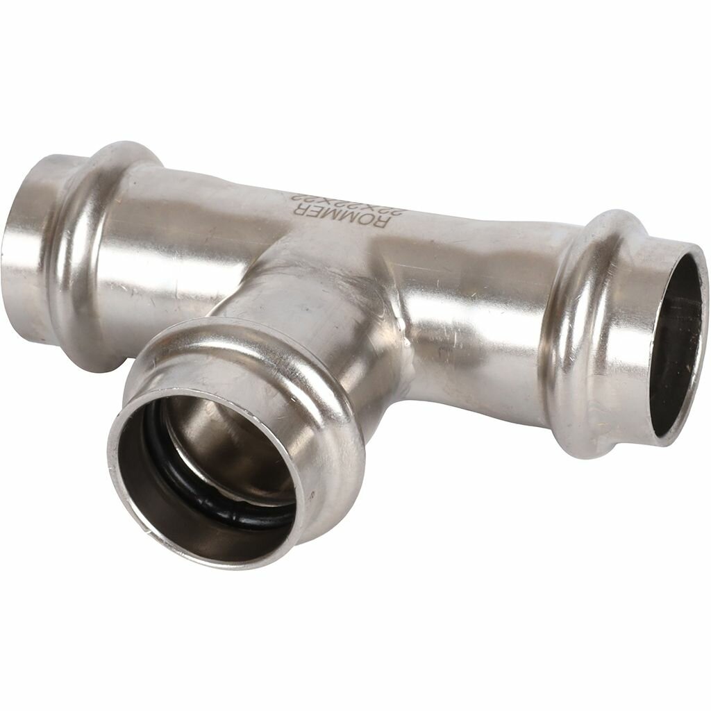 Тройник нерж. сталь 22 ROMMER