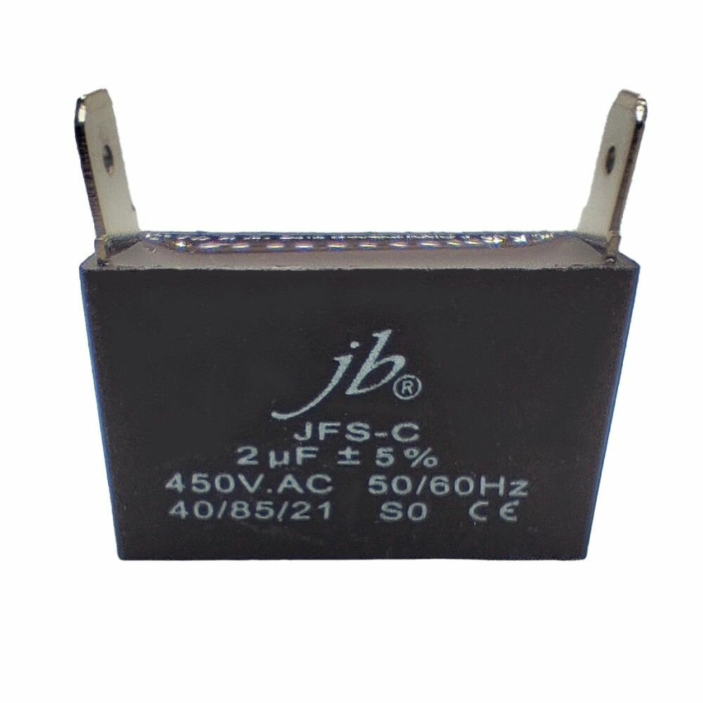2мкФ, 450В, 5%, 37х13х23, JFS-C (CBB61) (клеммы), Конденсатор пусковой