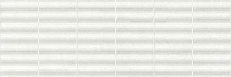 Керамическая плитка Azuvi Terra Rib White настенная 30х90 см матовая белый