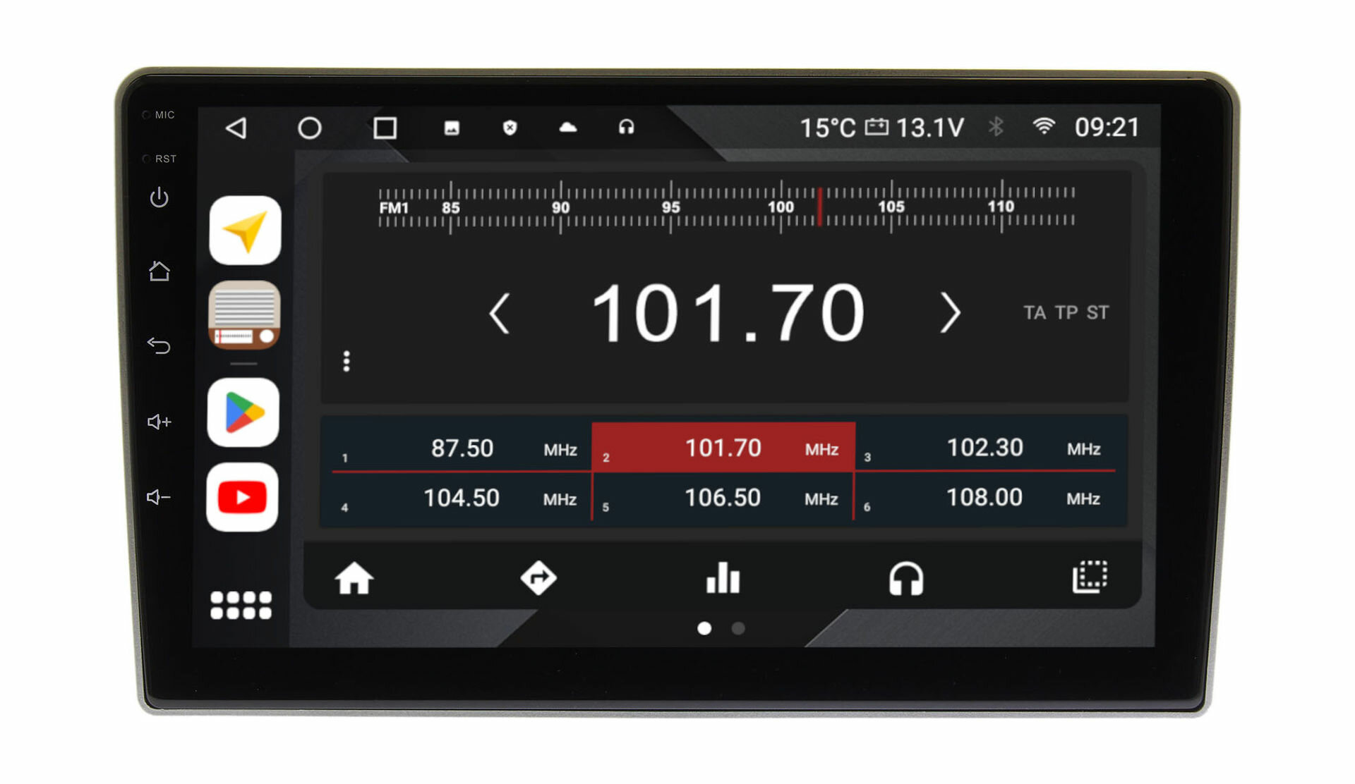 Штатная магнитола Wide Media для Toyota Camry 2000 - 2003 / Android 10, 9 дюймов, 4/32GB, 8 ядер, DSP, 4G