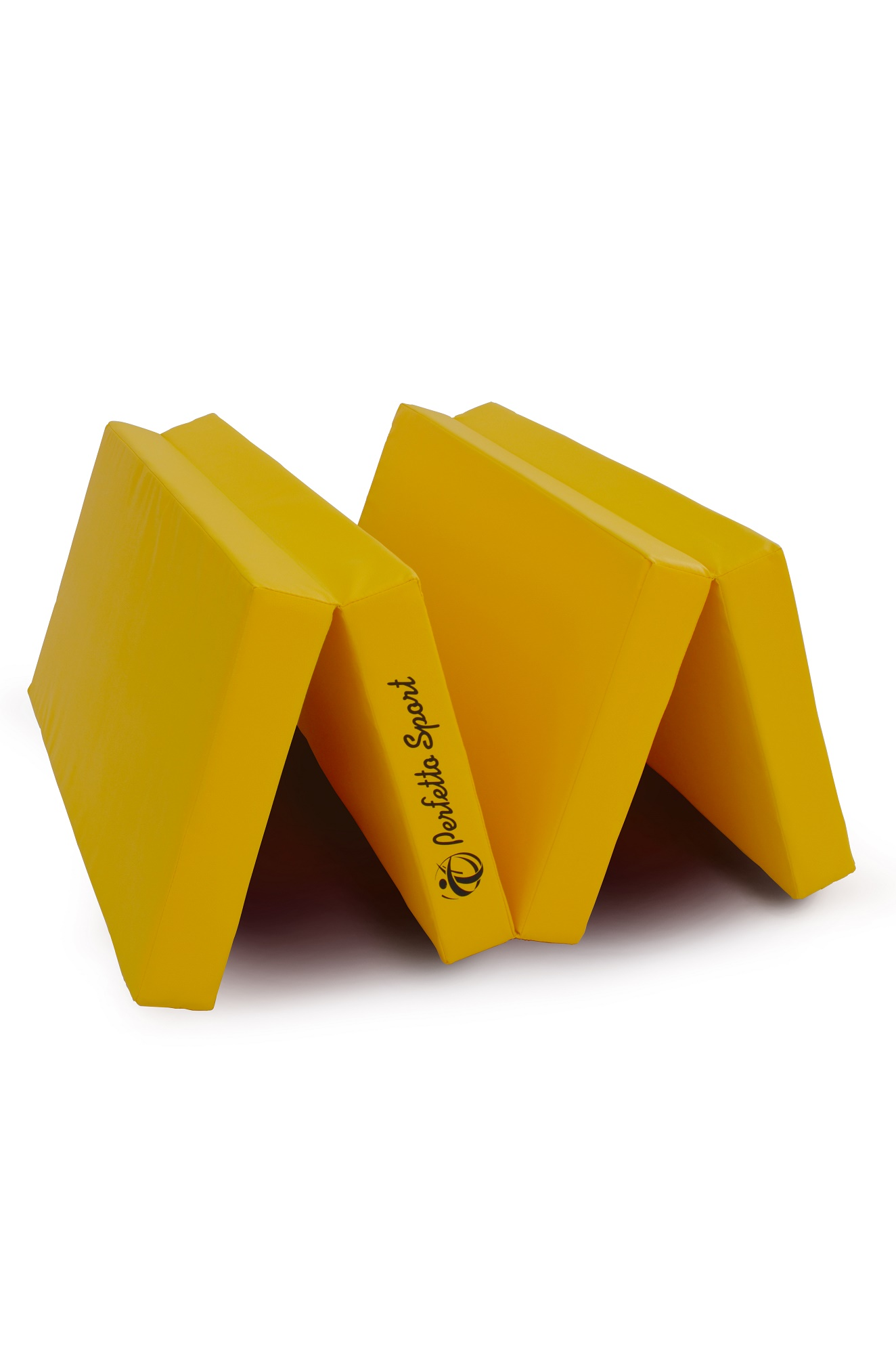 Мат гимнастический Perfetto sport Мат № 5 (100 х 200 х 10) складной 3 сложения " жёлтый